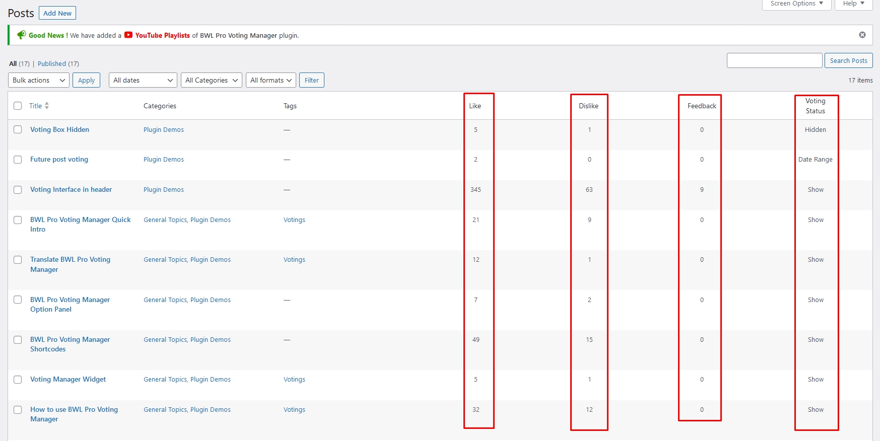 BWL Pro Voting Manager by xenioushk | CodeCanyon